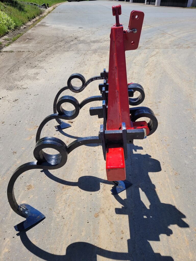 3 Point Linkage Coil Tine Scarifier & Chisel Plow Tool Bar - King Kutter